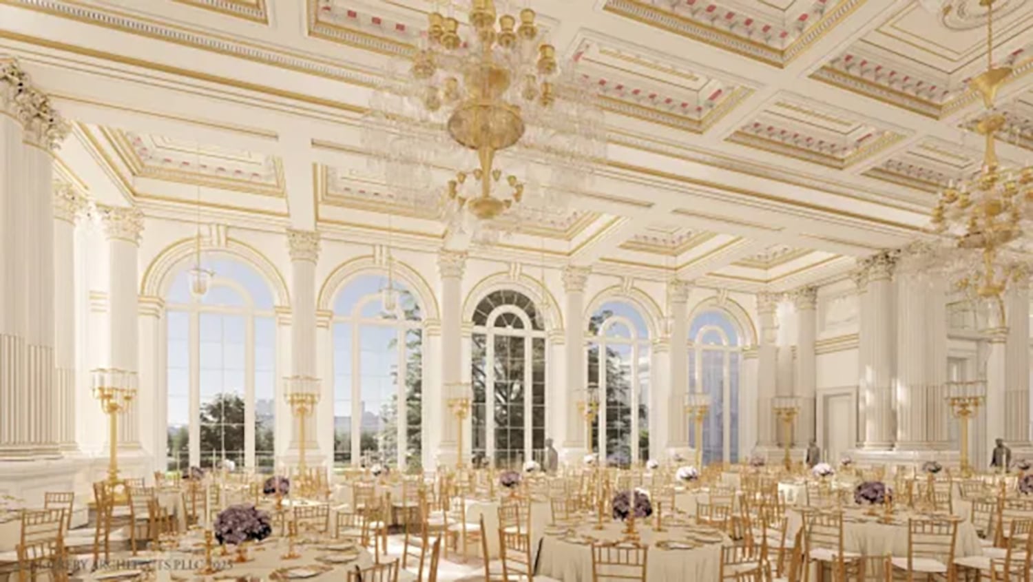 Remodelling the White House: A golden Oval Office and $200M ballroom ...