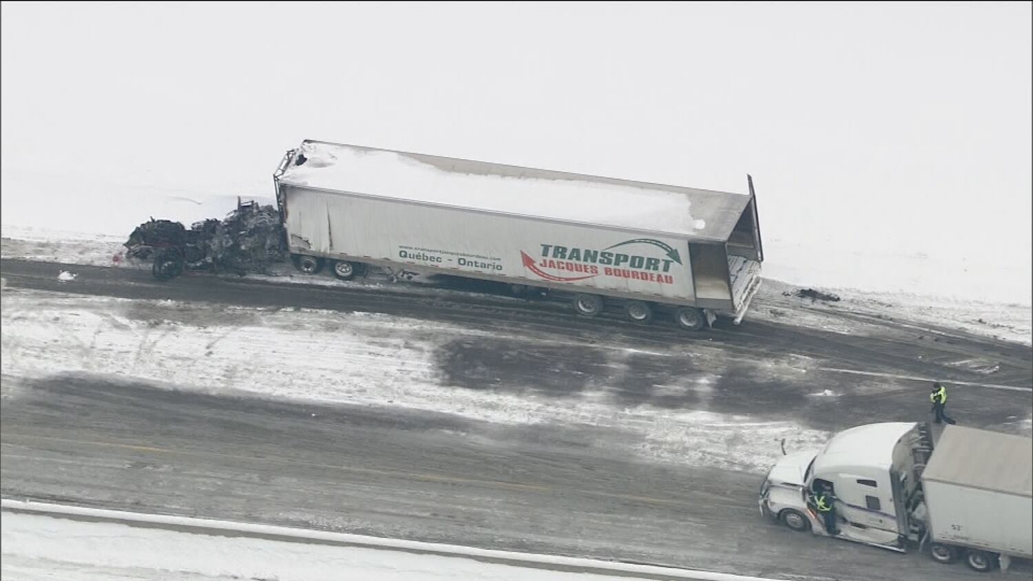 Collisions close Highway 401 in eastern Ontario – CTVNews