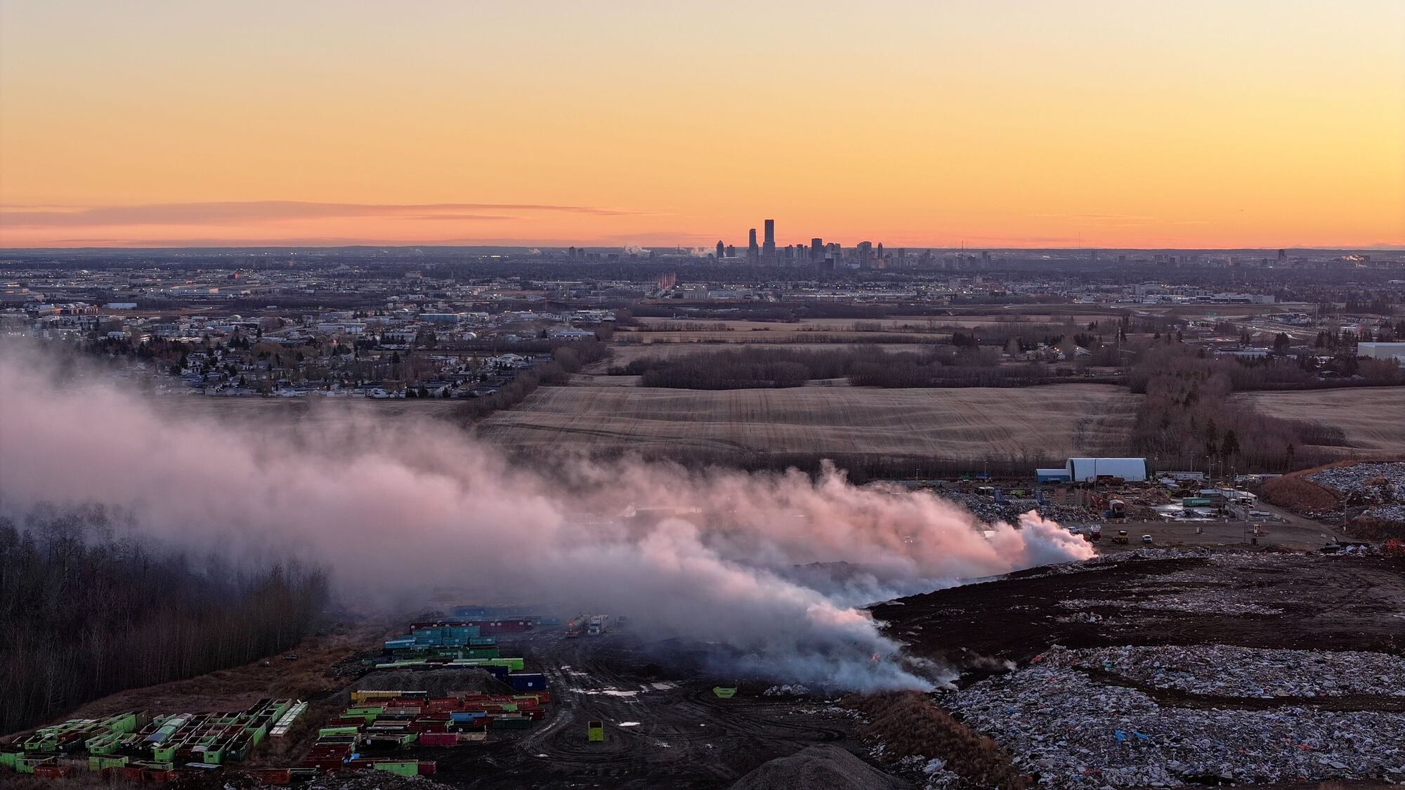 Fire at landfill west of Edmonton – CTVNews