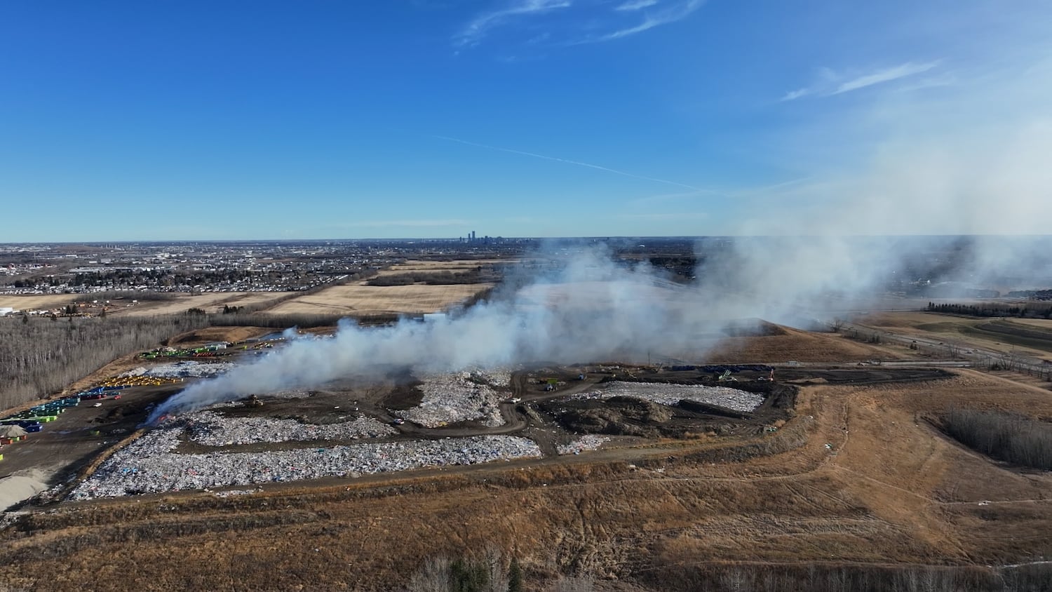 Fire at landfill west of Edmonton – CTVNews
