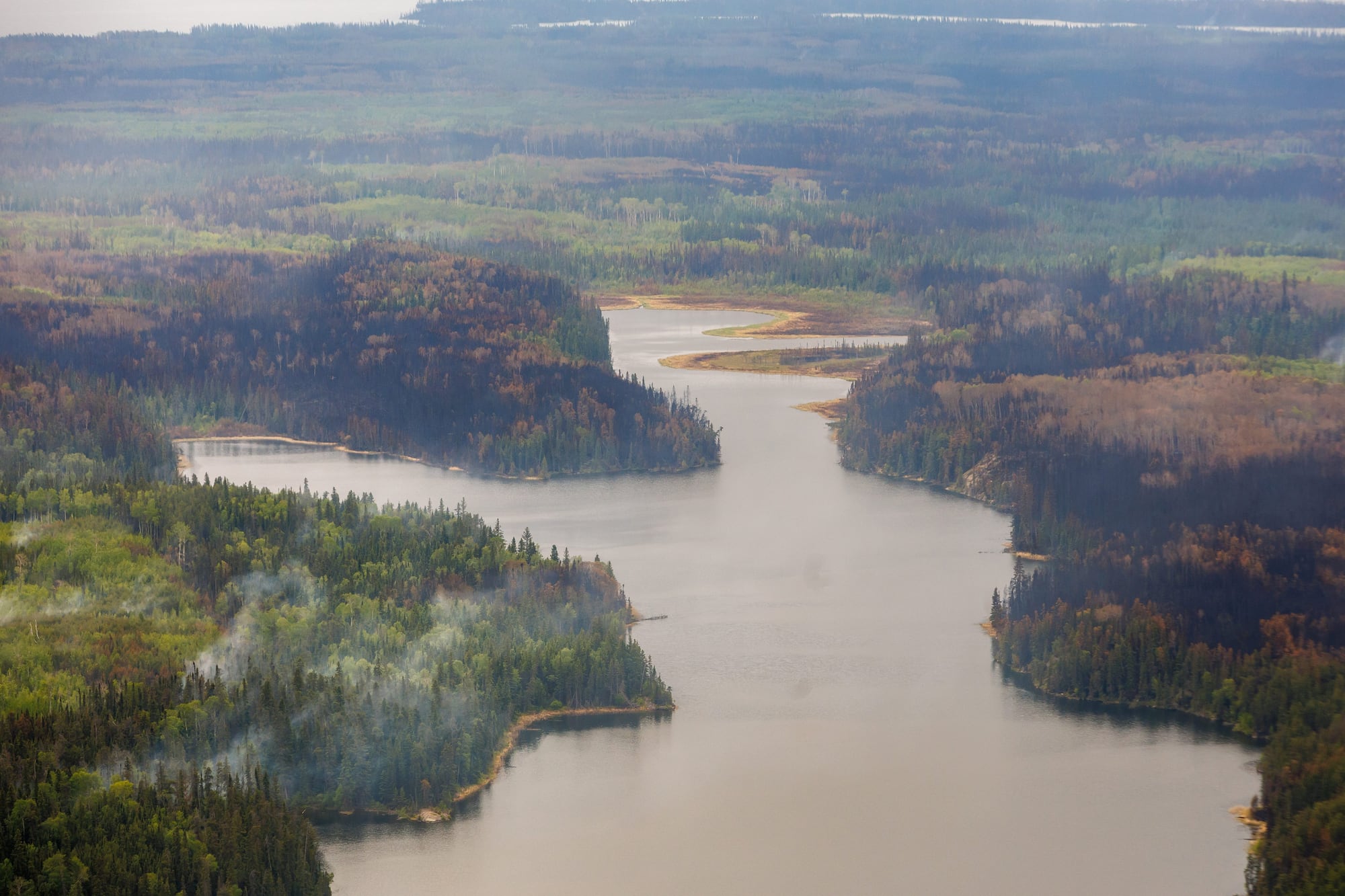 Premier Wab Kinew tours wildfire areas – CTVNews