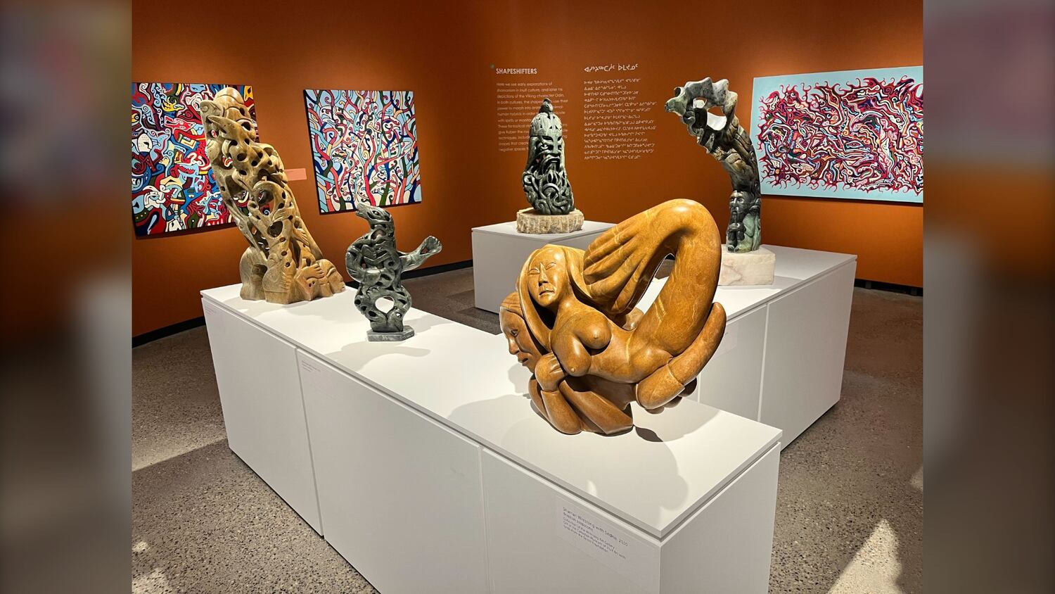 Work of Abraham Anghik Ruben on display at the Winnipeg Art Gallery ...