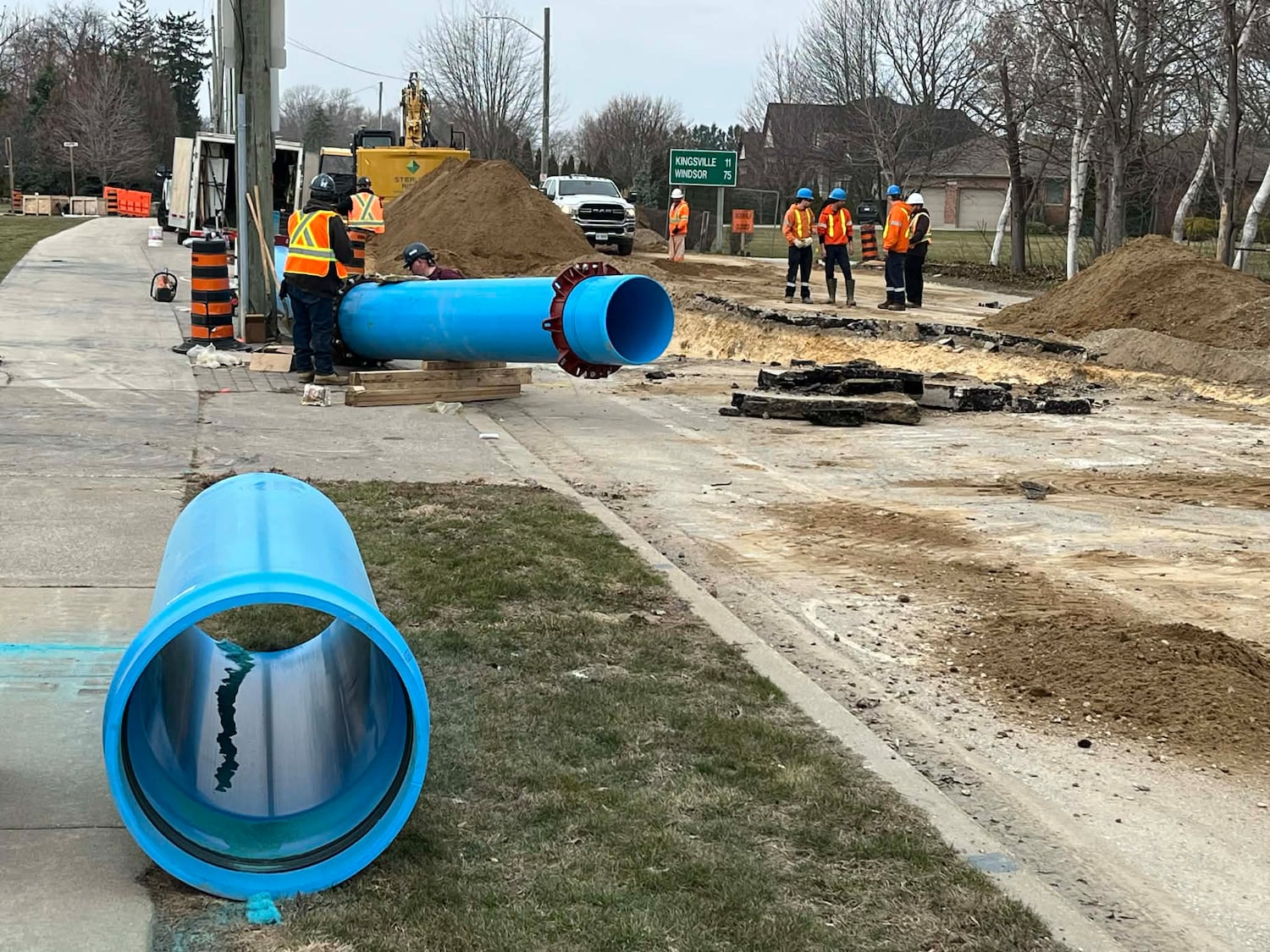 Leamington construction on Seacliff Drive West – CTVNews