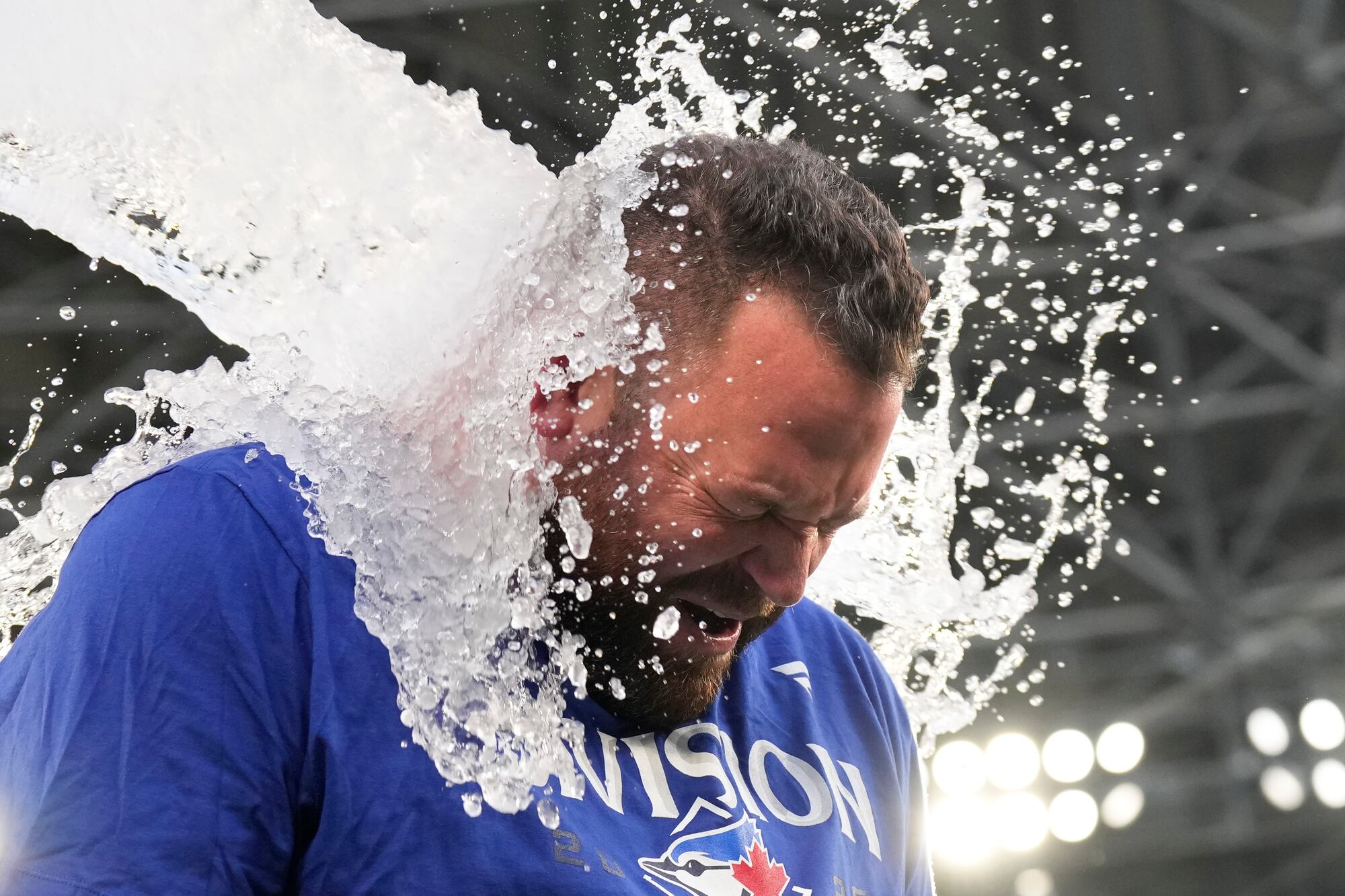 Take a closer look at the Blue Jays champagne-soaked celebration after ...