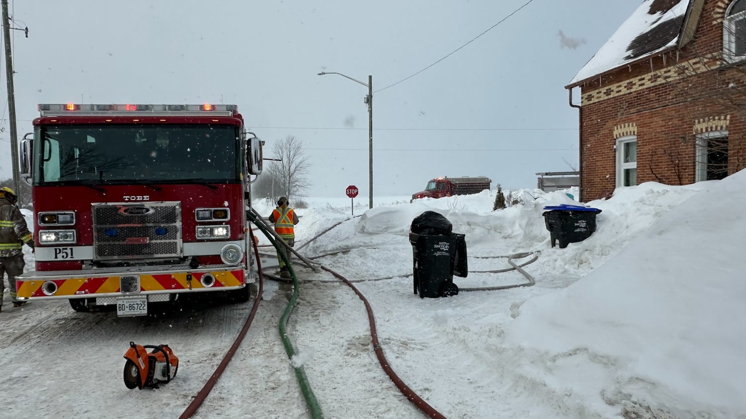 Springwater trailer fire – CTVNews