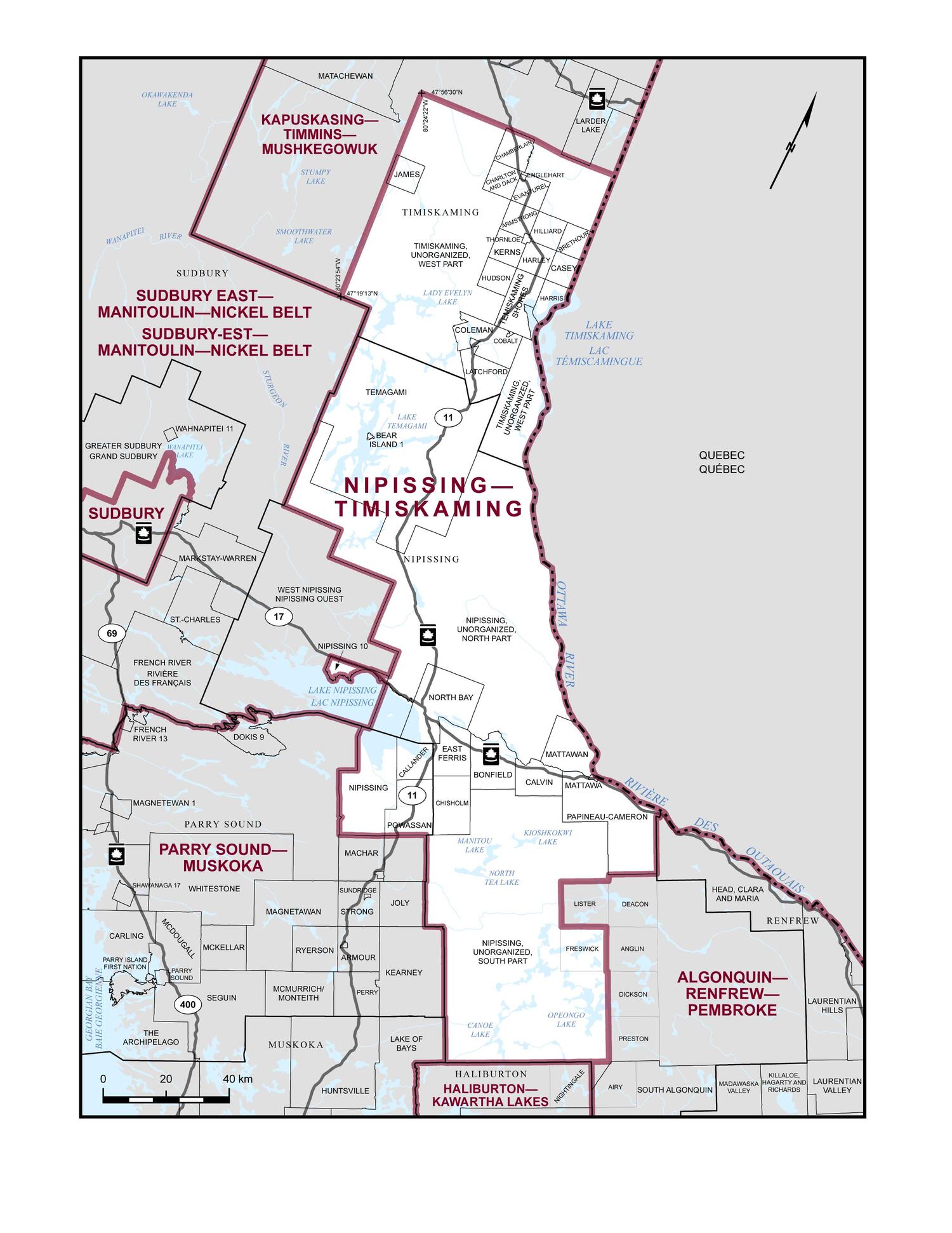 Northern Ontario federal electoral maps – CTVNews