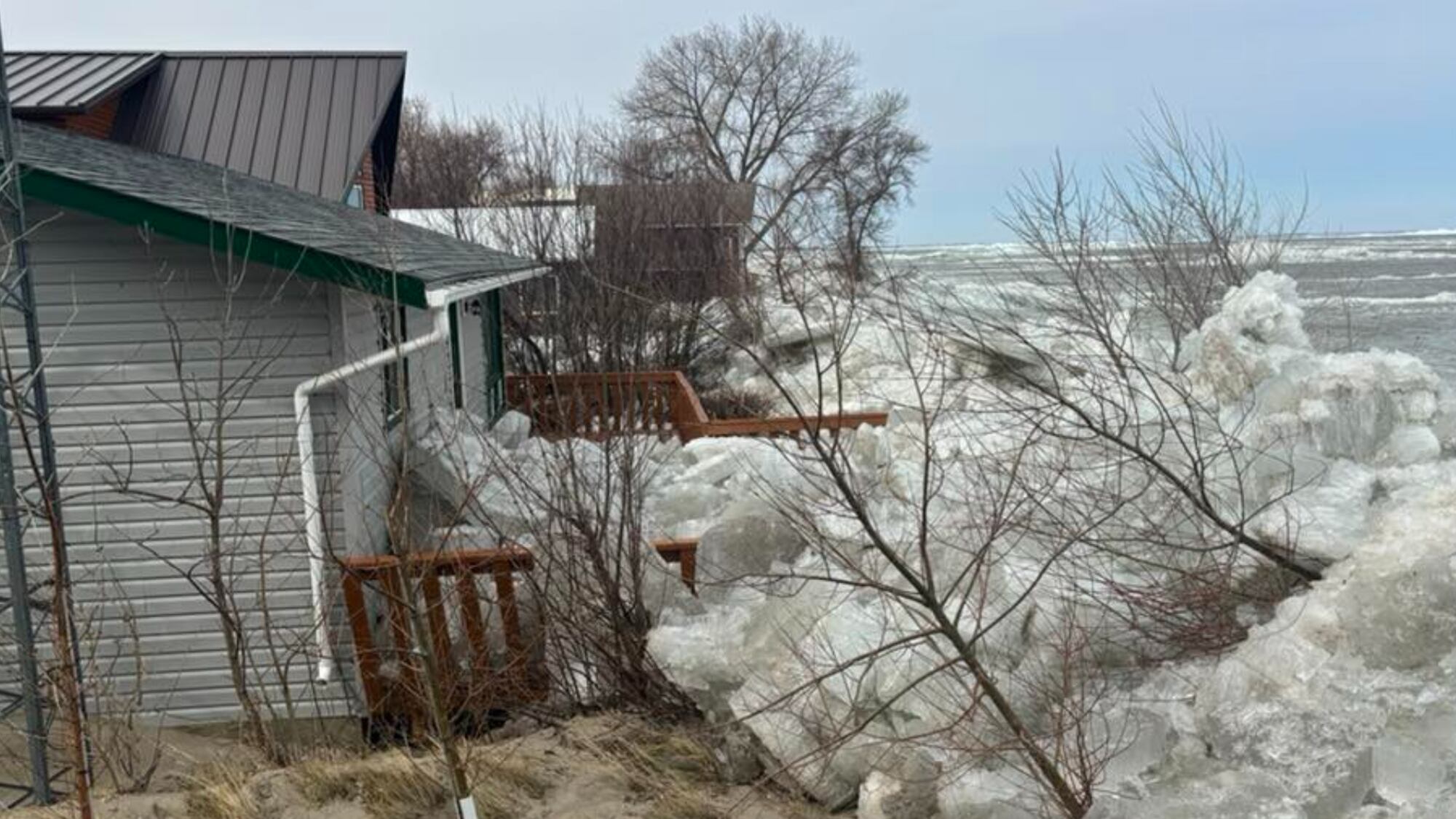 Ice damage along Delta Beach – CTVNews