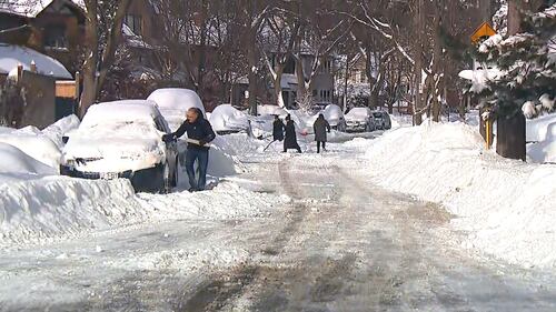 Toronto hit with nearly 60 cm of snow. Here is what it looks like one ...