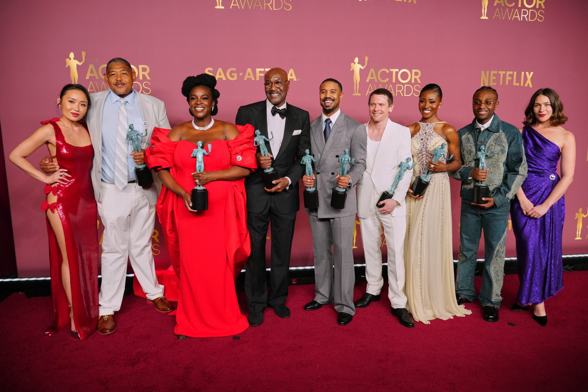 Hollywood’s brightest stars glitz up the runway at 2026 SAG Awards ...