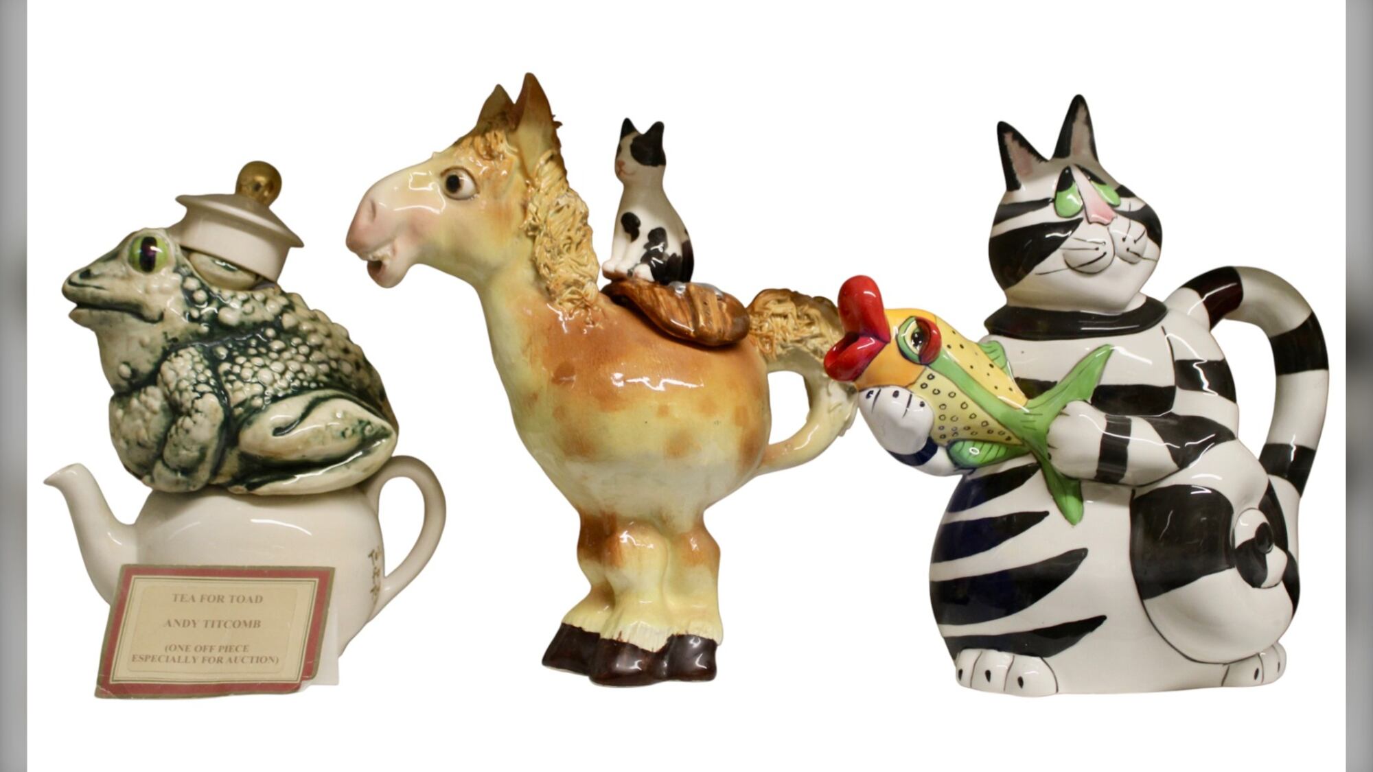 More than 8,000 rare novelty teapots up for sale in the U.K. – CTVNews