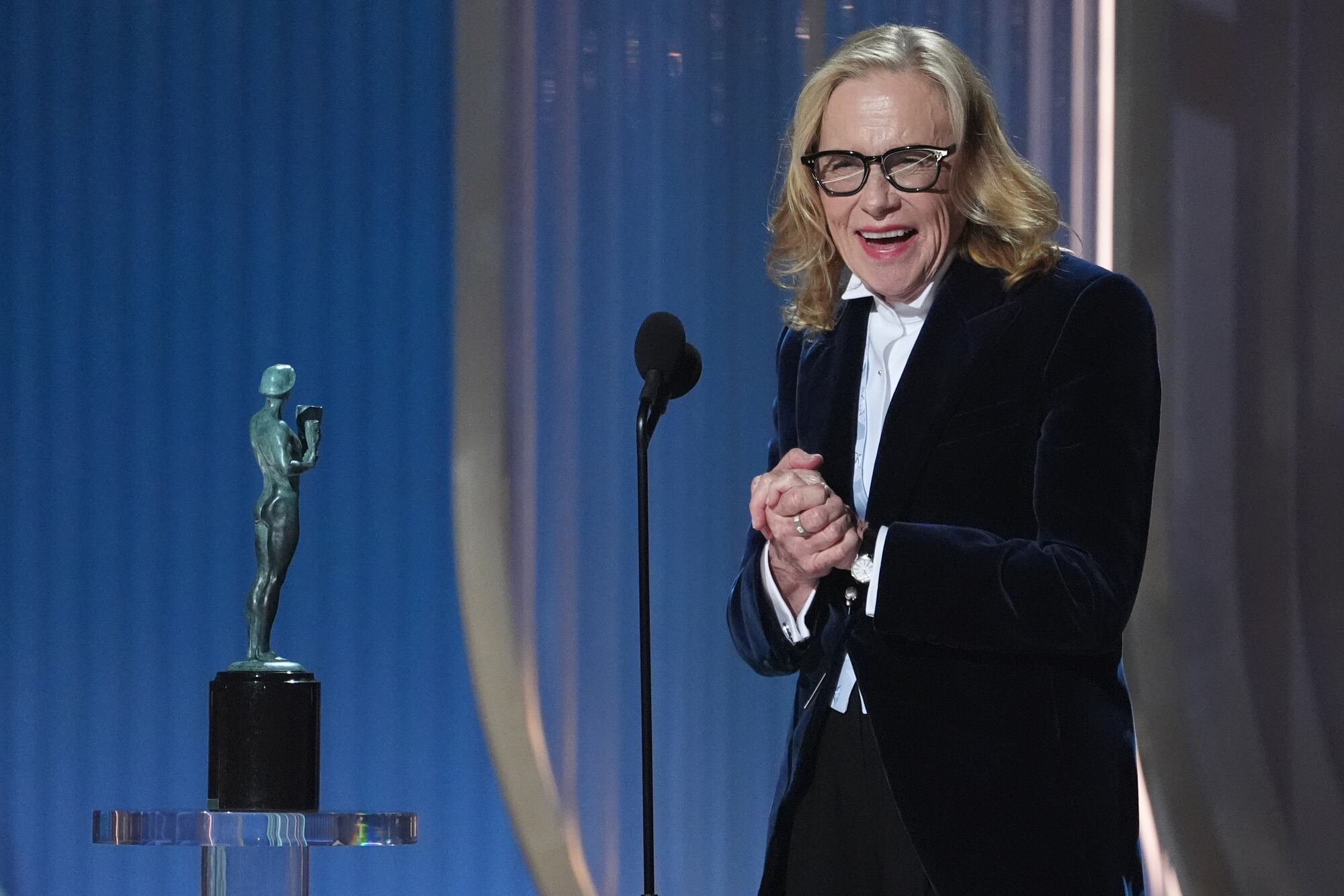 Hollywood’s brightest stars glitz up the runway at 2026 SAG Awards ...
