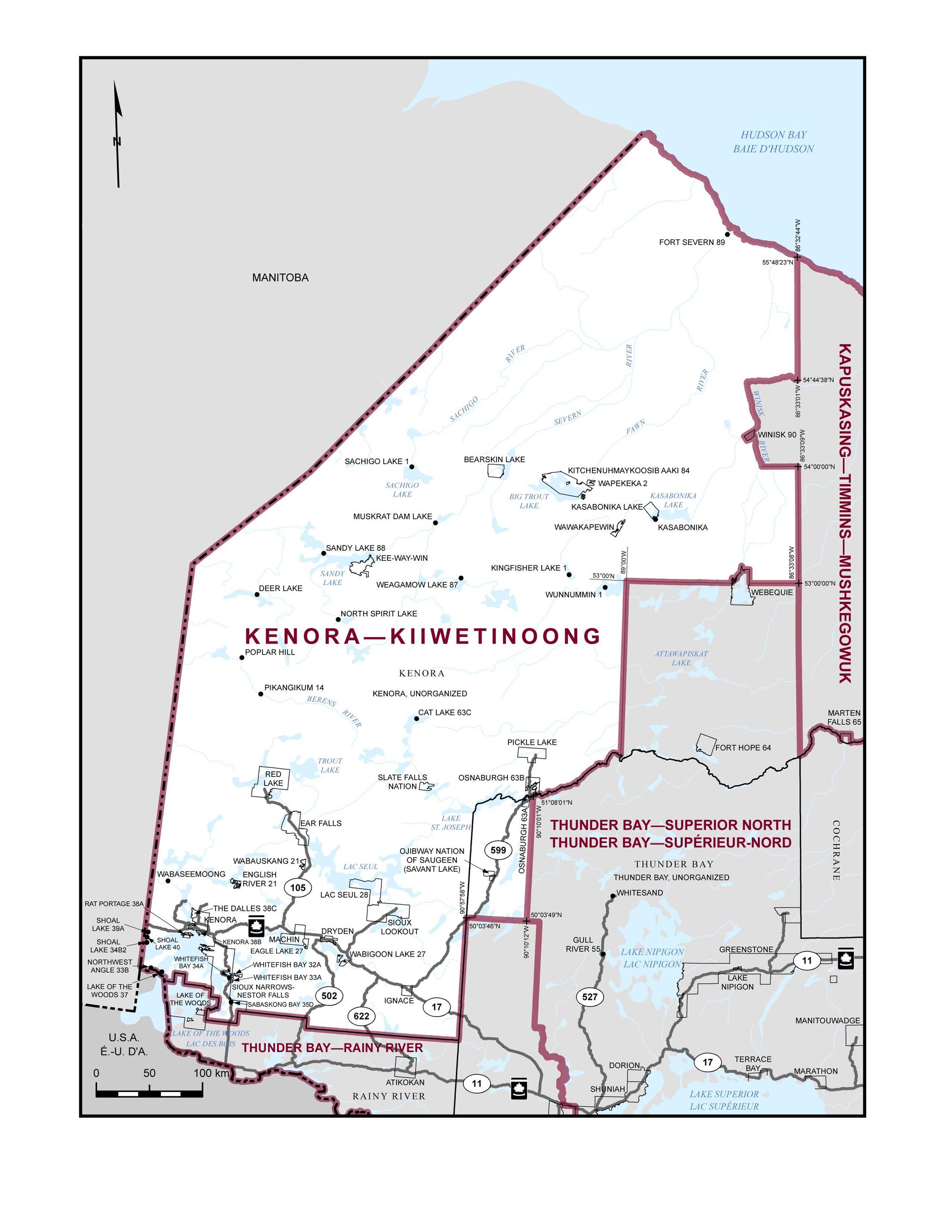 Northern Ontario federal electoral maps – CTVNews