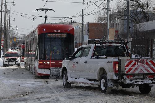 Toronto hit with nearly 60 cm of snow. Here is what it looks like one ...