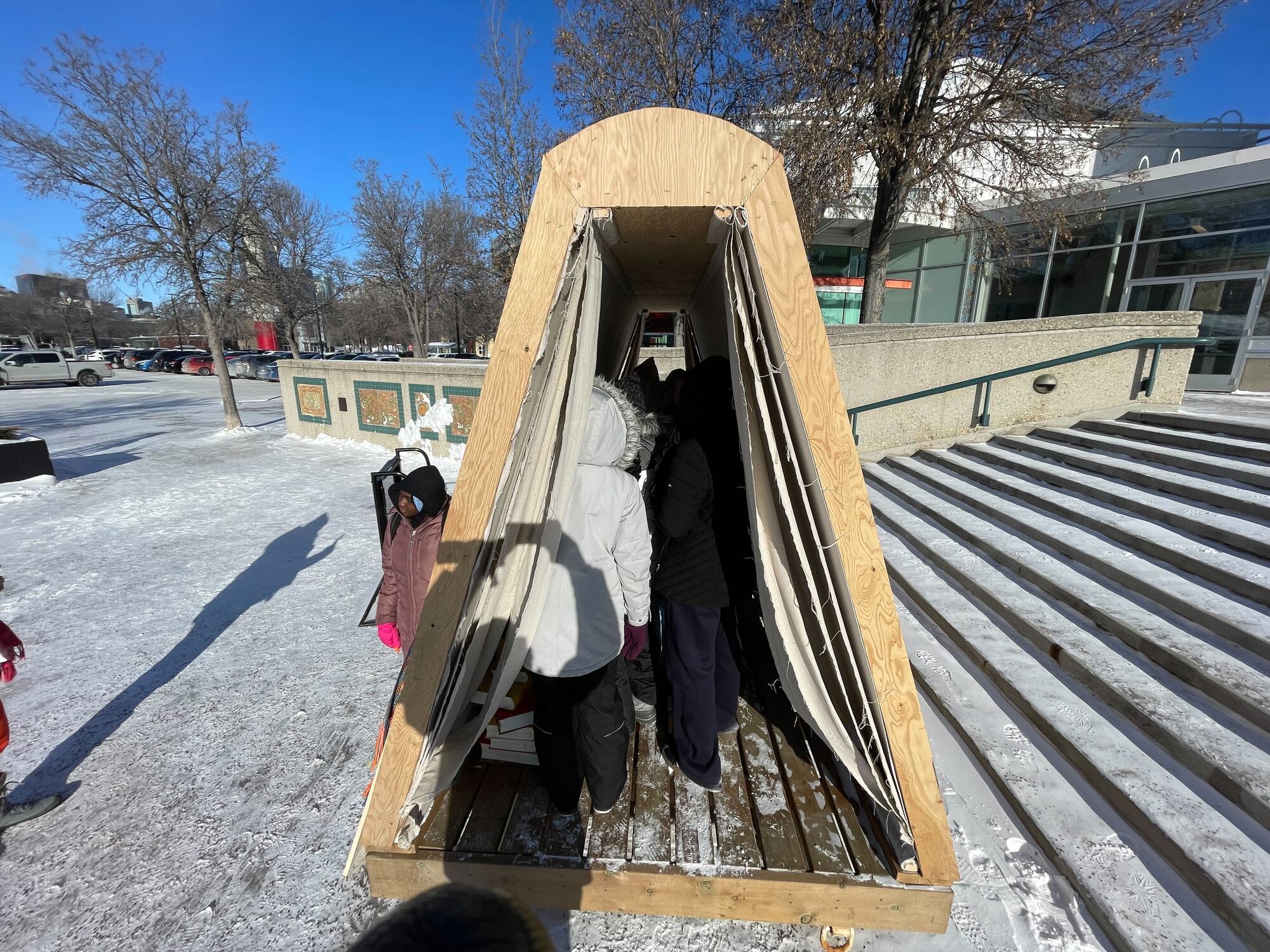 New warming huts making icy debut at The Forks – CTVNews