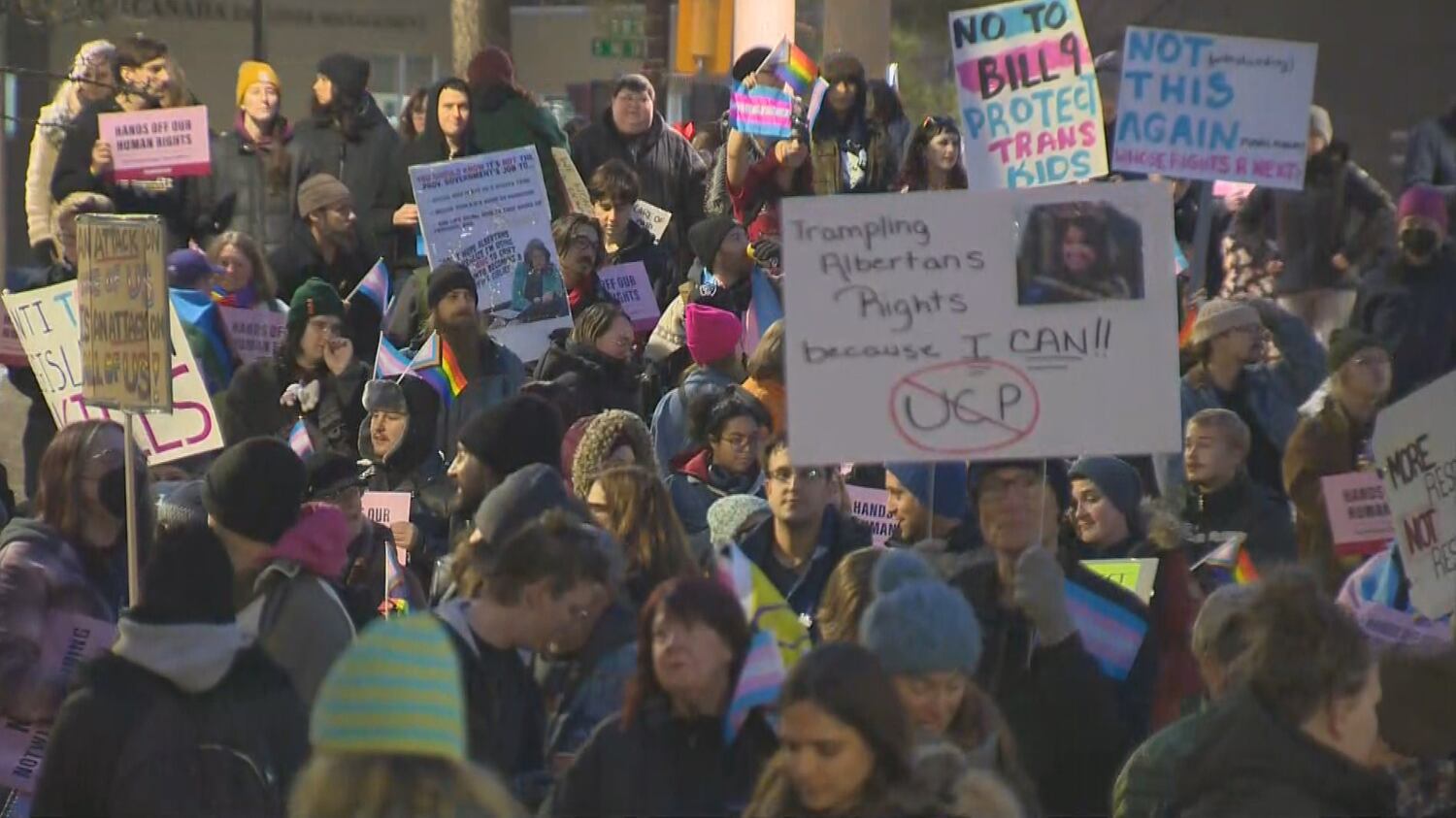 Protest in Calgary against Alta.'s Bill 9 – CTVNews